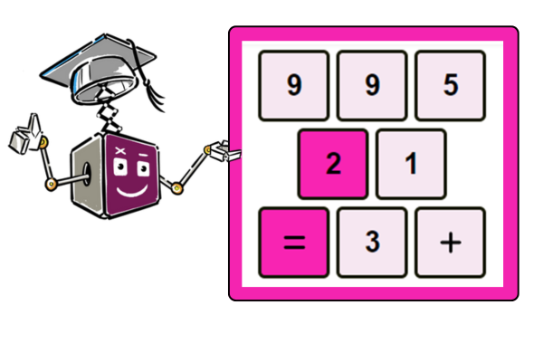 Nanagrams - find all the calculations you can using these tiles.